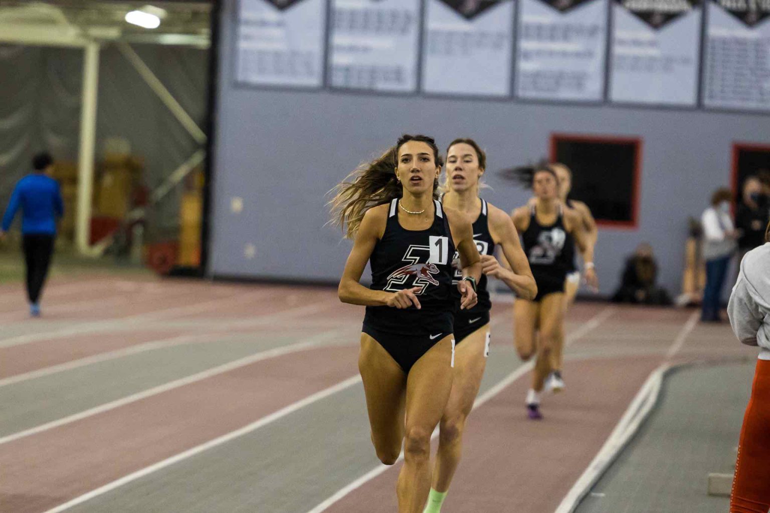 Stamping a record in a National record book; Graduate student Bérénice ...