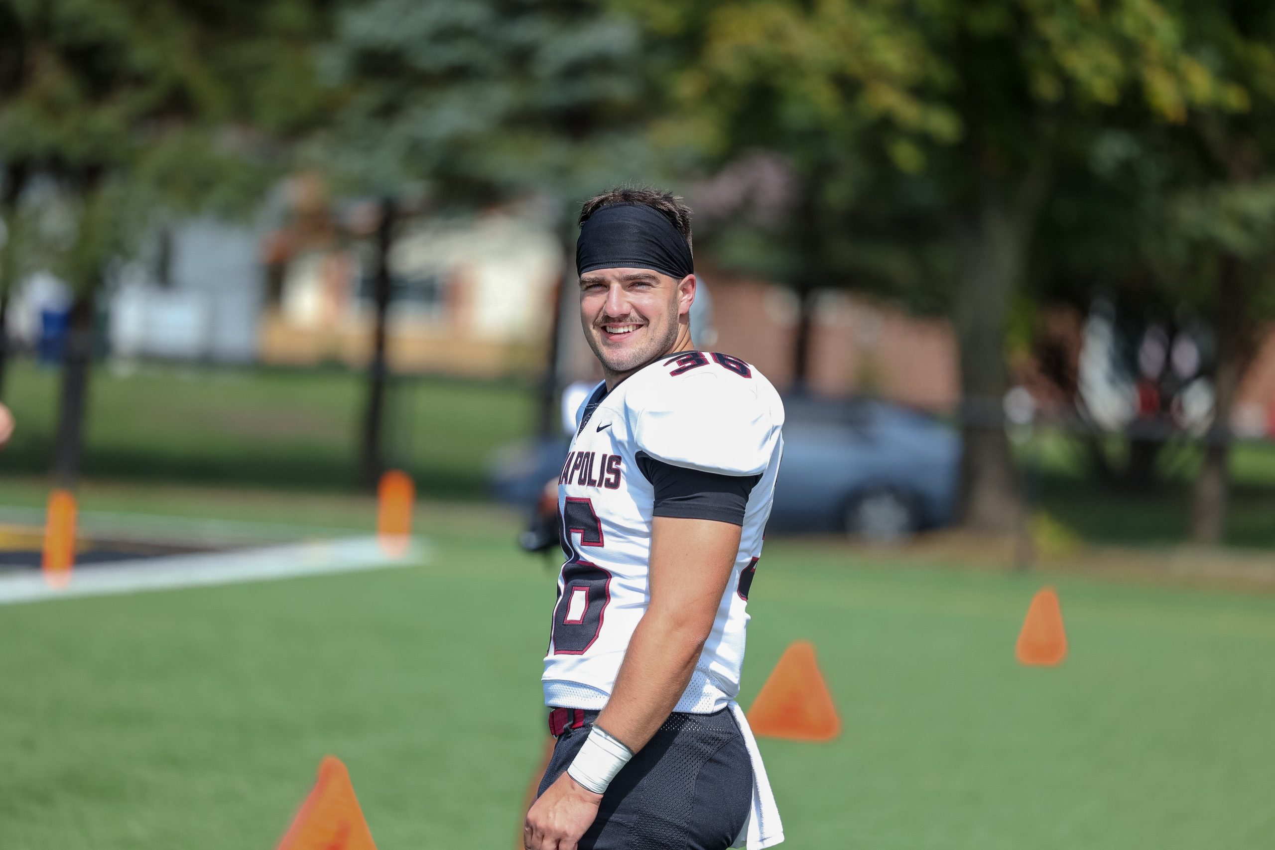 Doug Haugh competes as a long snapper while having an uncommon role ...