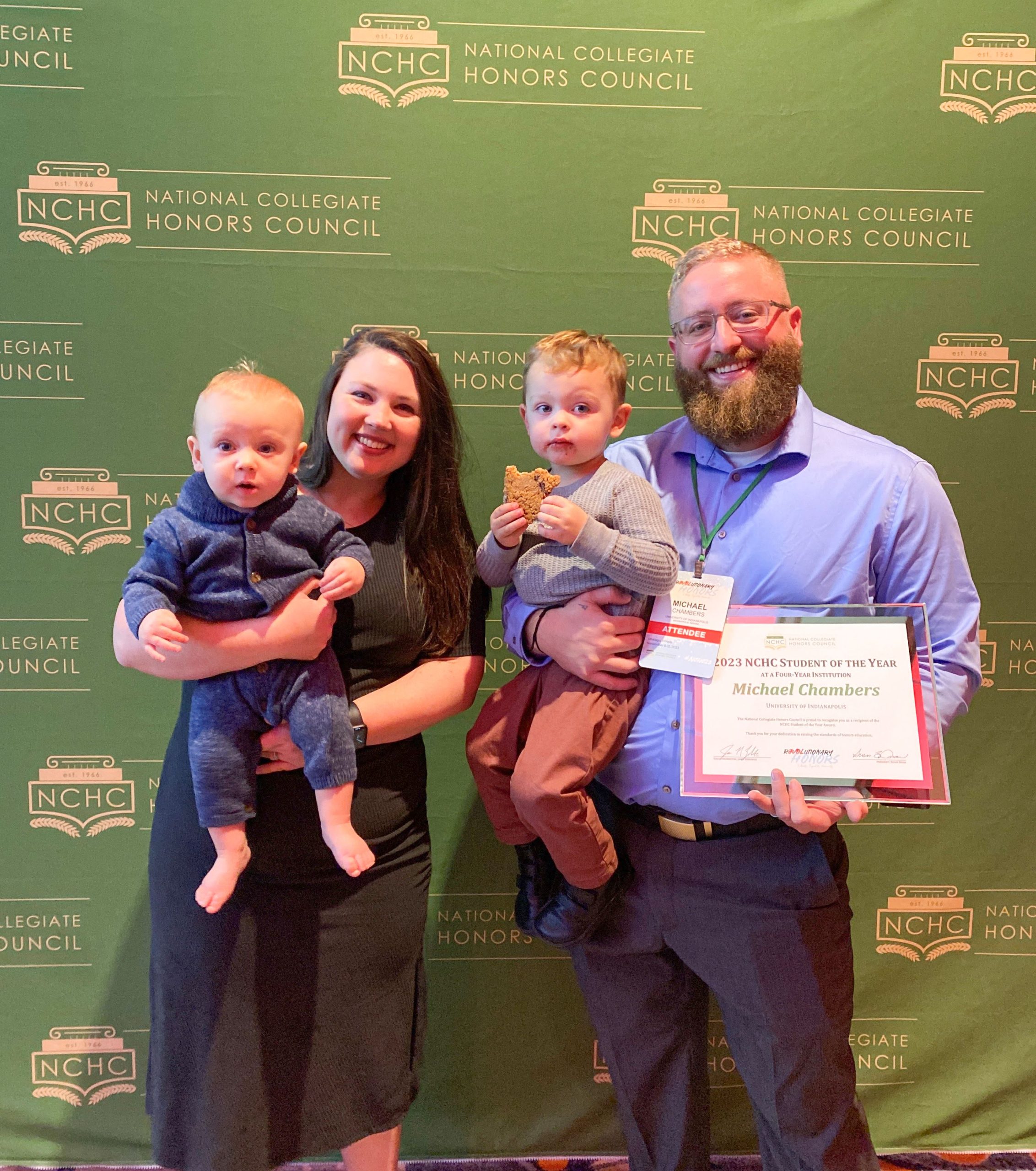 Michael Chambers wins NCHC Student of the Year – The Reflector